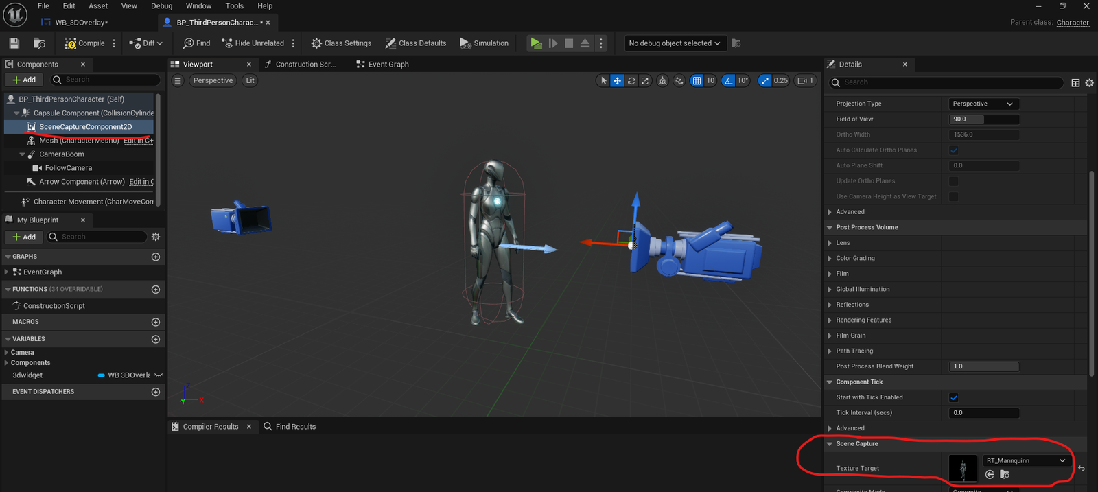 Unreal Engine Step By Step Guide To Displaying 3d Meshes In Widgets